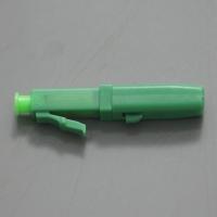 China FTTH Lc Apc Fiber Connector OD 2.0x3.0mm Singlemode For Drop Cable Green for sale