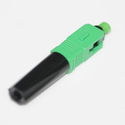 China Pre Installed Fiber Optic Field Assembly Connectors 3.0mm SC APC Singlemode for sale