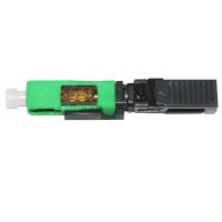 China SC APC Singlemode Fiber Optic Field Assembly Connector 55mm 9/125μm for sale