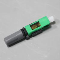 China SC APC Quick Connect Fiber Optic Connectors Field Assembly Singlemode APC Polish for sale