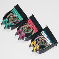 China OM4 24 Core MPO to LC Multimode Fiber Optic Cassette Module 100G for sale