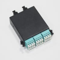 China 24F MPO to LC Fiber Optic OM4 Cassette Module for Data Center 40G for sale
