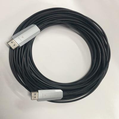 China 4K Premium Displayport TPU 100M 1.4 Active Optical Cable 8Gbps for sale