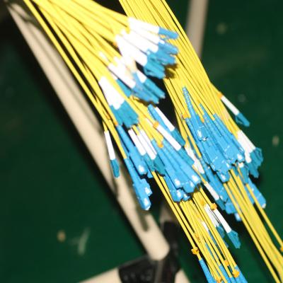 China LC Duplex MM OM3 50um 2F Zipcord Riser Pre Terminated Cable for sale