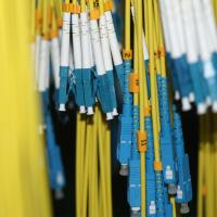 China 12 Core G657A1 Singlemode SC to LC Pre Terminated Fiber Optic Cable 100M LSZH for sale