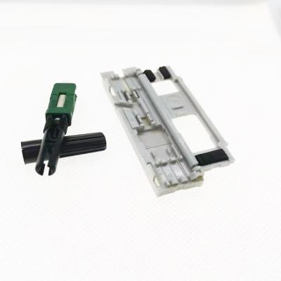 China SC APC Fiber Optic Quick Connector FTTH Solution 3.0mm Drop Cable 0.15dB Insertion Loss for sale