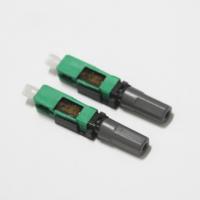 China SC APC Singlemode Field Assembly Optical Fast Connector 0.25dB IL 250um 900um for sale