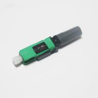 China LSZH 0.9mm Singlemode Fiber Optic Connector APC Polish Pre Installed Connector for sale