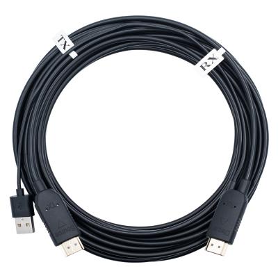 China 32Gbps HDMI 2.1 8K Pure Fiber Optical Cable AOC with USB Power Supply 300m for sale