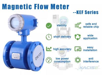 China Water Intelligent Electromagnetic Flow Meter Tap Water Pipeline 20ma/Rs485 for sale