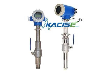 China Hydrochloric Acid Resistant Flowmeter Insertion Type Magnetic With Ball Valve for sale