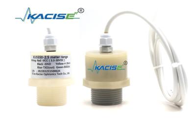 China Low Power Consumption Intelligent Ultrasonic Water Level Sensor with RS485 Output and PTFE Casing for Sewage Pools for sale