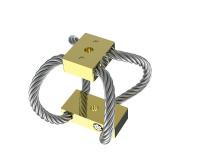 China Butterfly Wire Rope Vibration Isolator For UAV Gimbal Stabilizer for sale