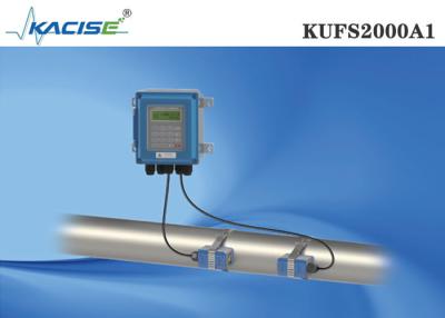 China DN32-DN6000 Clamp On Ultrasonic Flow Meter with Wall Mounted Bi-directional Measurement for sale