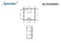 China KUFS2000C Explosion Proof Clamp On Ultrasonic Flow Meter with Bi-directional Measurement for DN32-DN6000 Pipes for sale