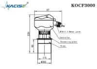China KOCF3000 Ultrasonic Open Channel Flow Meter with 0.5% Measurement Accuracy and MODBUS Protocol Communication for Non-Contact Measurement for sale