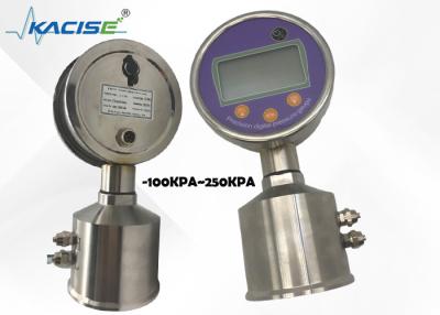 China LCD Storage Oil Pressure Gauge 0.1% Accuracy Water Pressure Gauge Battery Powered for sale