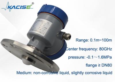 China Non Contact Radar Level Transmitter OEM 4 - 20mA Radar Water Tank Level Gauge with protection IP67 for sale