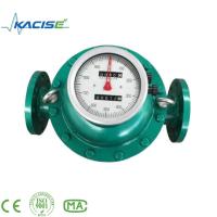China High Viscosity Liquid Oval Gear Flow Meter with Digital Display and 0.5% Accuracy for sale
