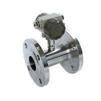 China High Accuracy ±0.2% Turbine Flow Meter for Diesel and Fuel Oil with 24VDC Power Supply and Stainless Steel Construction for sale