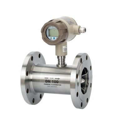 China High Precision SS316 Turbine Flow Meter with 4-20mA Output for Fuel Oil and Digital Measurement for sale