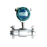 China Sanitary Flow Meter with SS304/SS316 Material and ±0.2% Accuracy for Food Grade Turbine Flowmeter Clamp Connection for sale