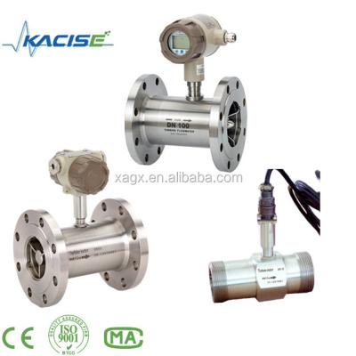 China High Precision ±0.2% Accuracy Turbine Flow Meter with SS316L Material and IP65 Protection for Oil Gasoline Alcohol for sale