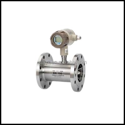 China Stainless Steel Turbine Flow Meter for Diesel and Fuel with 24VDC Power and RS485 or MODBUS Communication for sale