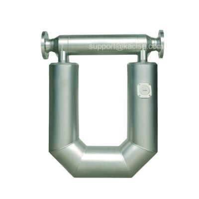 China Ethyl Alcohol Coriolis Mass Flow Meter with 0.2 Mass Accuracy, Explosion Proof Design, and 4.0MPa Pressure Rating for sale