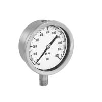 China Stainless Steel Oil Filled Pressure Gauge for High Viscosity and Corrosive Media for sale