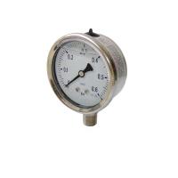 China Aluminium Glycerine Freon Nitrogen Pressure Gauge 60mm /2.5