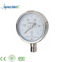 China 60mm Aluminium Oil Filled LPG Nitrogen Pressure Gauge for High Viscosity and Corrosive Media for sale