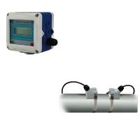 China Output 4~20mA economic digital plastic wall mounted ultrasonic flowmeter with accuracy 1.0% for sale