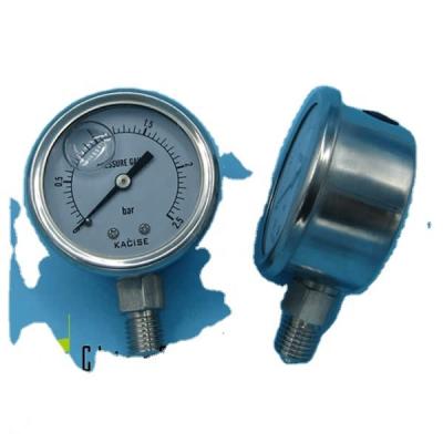 China 52mm Intelligent Oil Filled Pressure Gauge Manometer 316 Stainless Steel Economical for sale