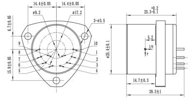 China Precision Quartz Flexible Accelerometer with ±70g Scope 5μg Threshold and High Stability for Inertial Navigation for sale