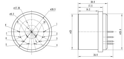 China Quartz Flexible Accelerometer For Oil Drilling And Geological Exploration Angle Measurement for sale