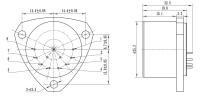 China Accelerometer Sensor For Measuring Machine Vibration With Deviation Value K0/K1＜5mg for sale