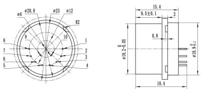 China Small High Temperature Accelerometer For Measuring Oil Wells Inclination for sale