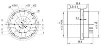 China KSJB6 Series Quartz Accelerometer Sensor with K0/K1＜20mg ±30g Scope and High Temperature Resilience for Petroleum Field for sale