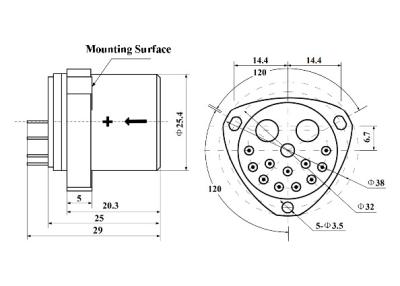 China Highly Accurate Accelerometer Sensor Range ±50g Vibration Peak Sine 15g 20Hz - 2000Hz for sale
