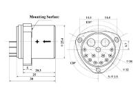 China Quartz acceleration sensors for microgravity measurement devices with Threshold ≤1 (μg) and Resolution ≤1 (μg) for sale