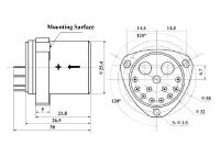 China Threshold <5(μg) High precision quartz accelerometer for unmanned aerial vehicle inertial navigation systems for sale
