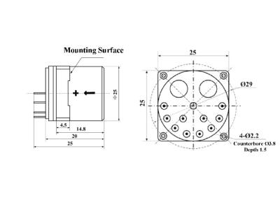 China High Shock 500g Quartz Accelerometer Sensors For Extreme Applications for sale