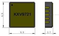 China Digital Quartz MEMS Gyroscope Chip Operating Temperature TOPR -20℃ ~ +80℃, Current Consumption Iop1 900μA Typ for sale