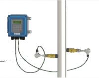 China low cost clamp on type ultrasonic flow meter china with accuracy up to 1.0% for sale