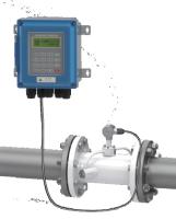 China low cost clamp on type ultrasonic flow meter china with accuracy up to 1.0% for sale