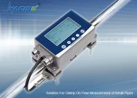 China DN15 DN20 DN25 DN32 DN40 Clamp On Non Contact Ultrasonic Flow Meter for Water and oil for sale