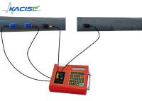 China Clamp On Handheld Ultrasonic Flow Meter No Pipe Cutting With Built In Printer for sale