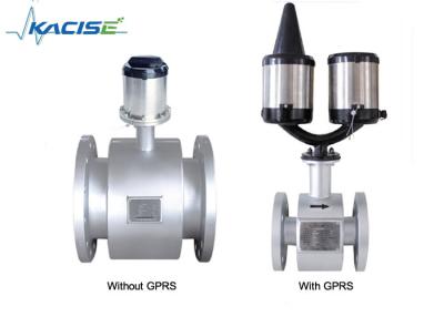 China Sewage Battery Power Supply Electromagnetic Flow Meter With GPRS Function for sale