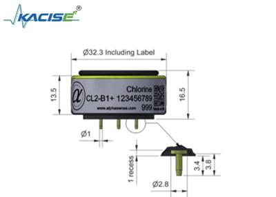 China CL2-B1/CL2-B1+ Chlorine Sensor,Linearity <± 0.2 for sale